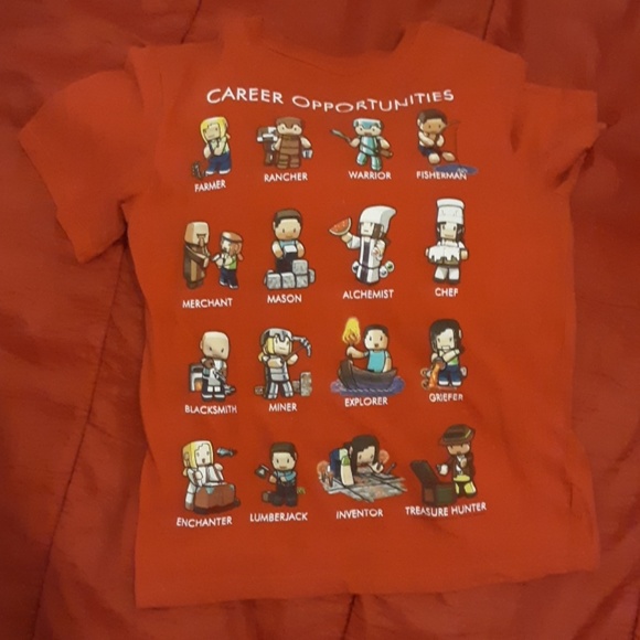 Minecraft | Shirts & Tops | Minecraft Career Opportunities Shirt | Poshmark
